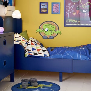 Cartoon Frankenstein Decal, Frankenstein Nursery Sticker, Frankenstein ...