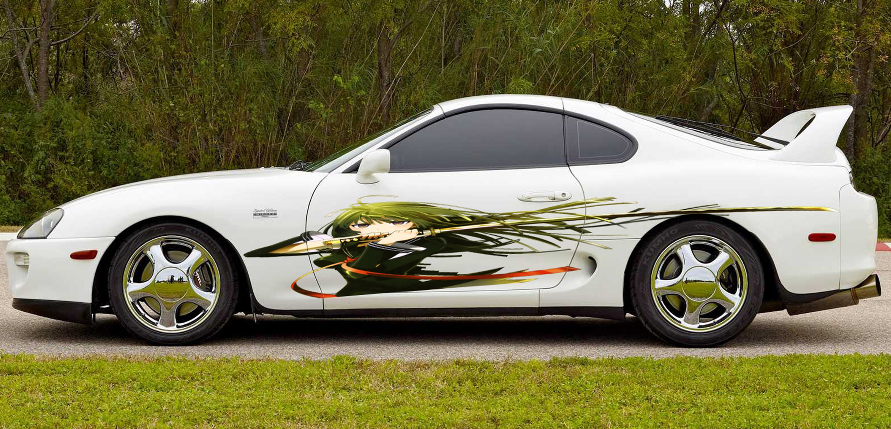 Anime Car Stickers Manga Decal Large Size Color Anime Car - Etsy