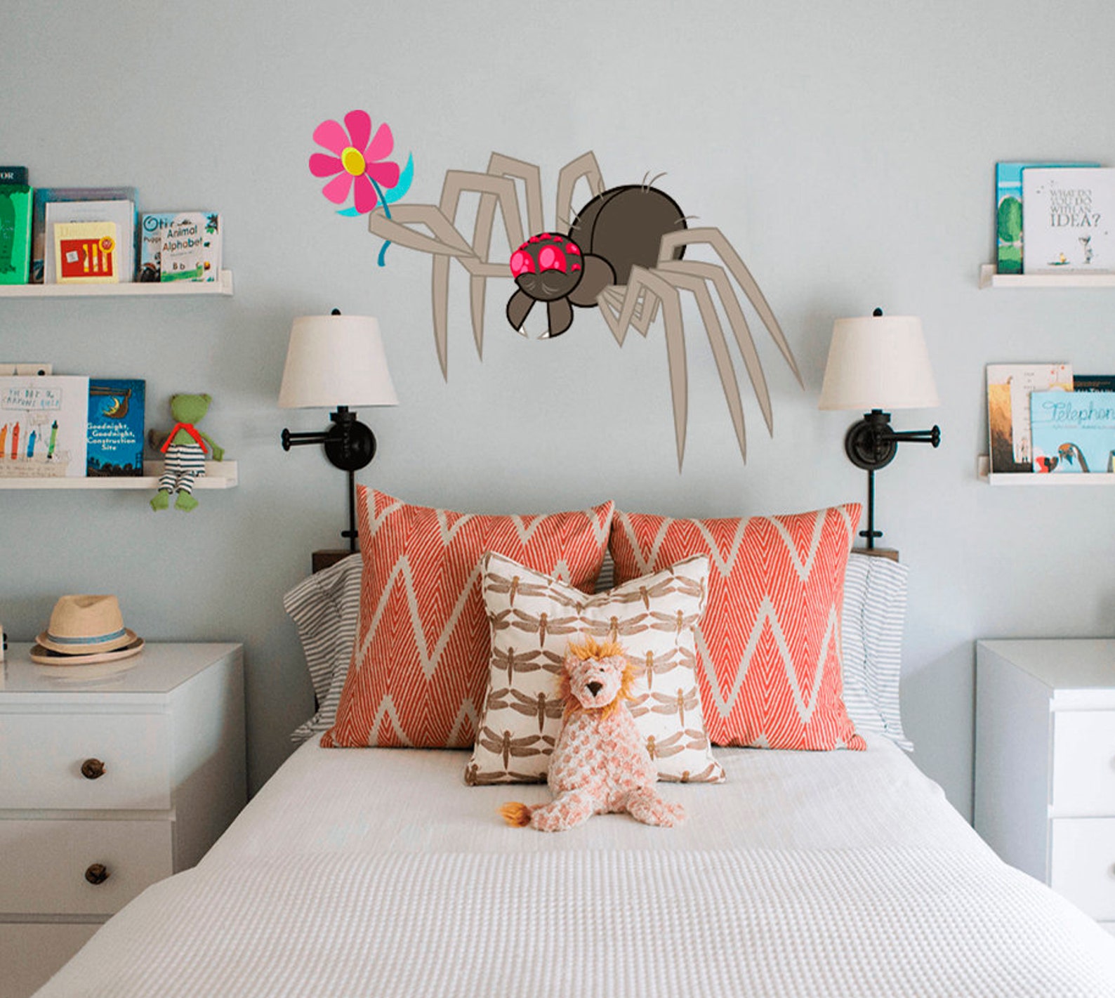 Anime Spider Decal Anime Spider Sticker Anime Spider Wall - Etsy