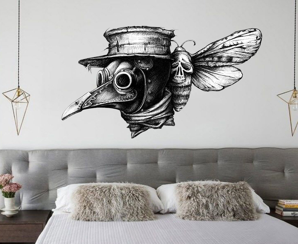 Steampunk Mask Decal Steampunk Mask Sticker Steampunk Mask - Etsy