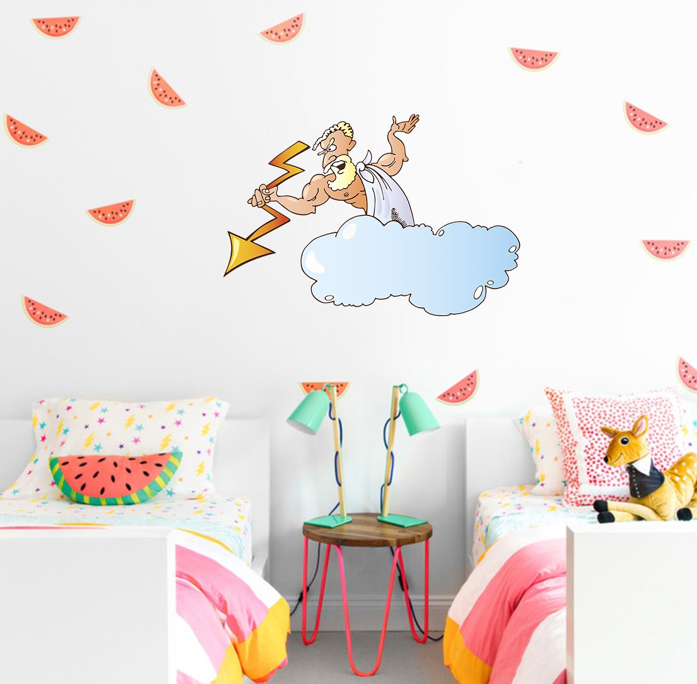 Zeus Wall Decal Zeus Wall Sticker Zeus Wall Decor - Etsy UK