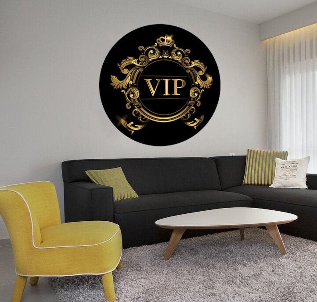 VIP Sticker, Elite Society Decal, Dear Guests Wall Art, Status Vinyl ...