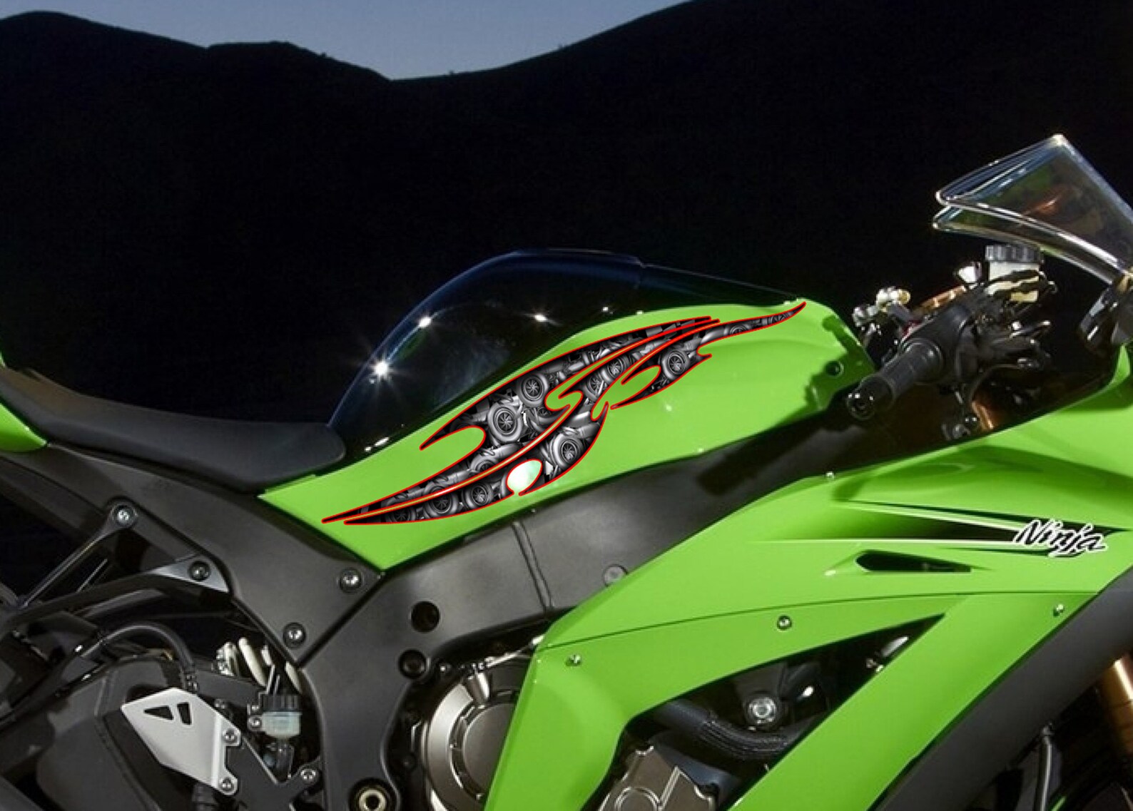 Tribal Tattoo Decal for Motorcycle Turbines Racing Bike Wrap - Etsy