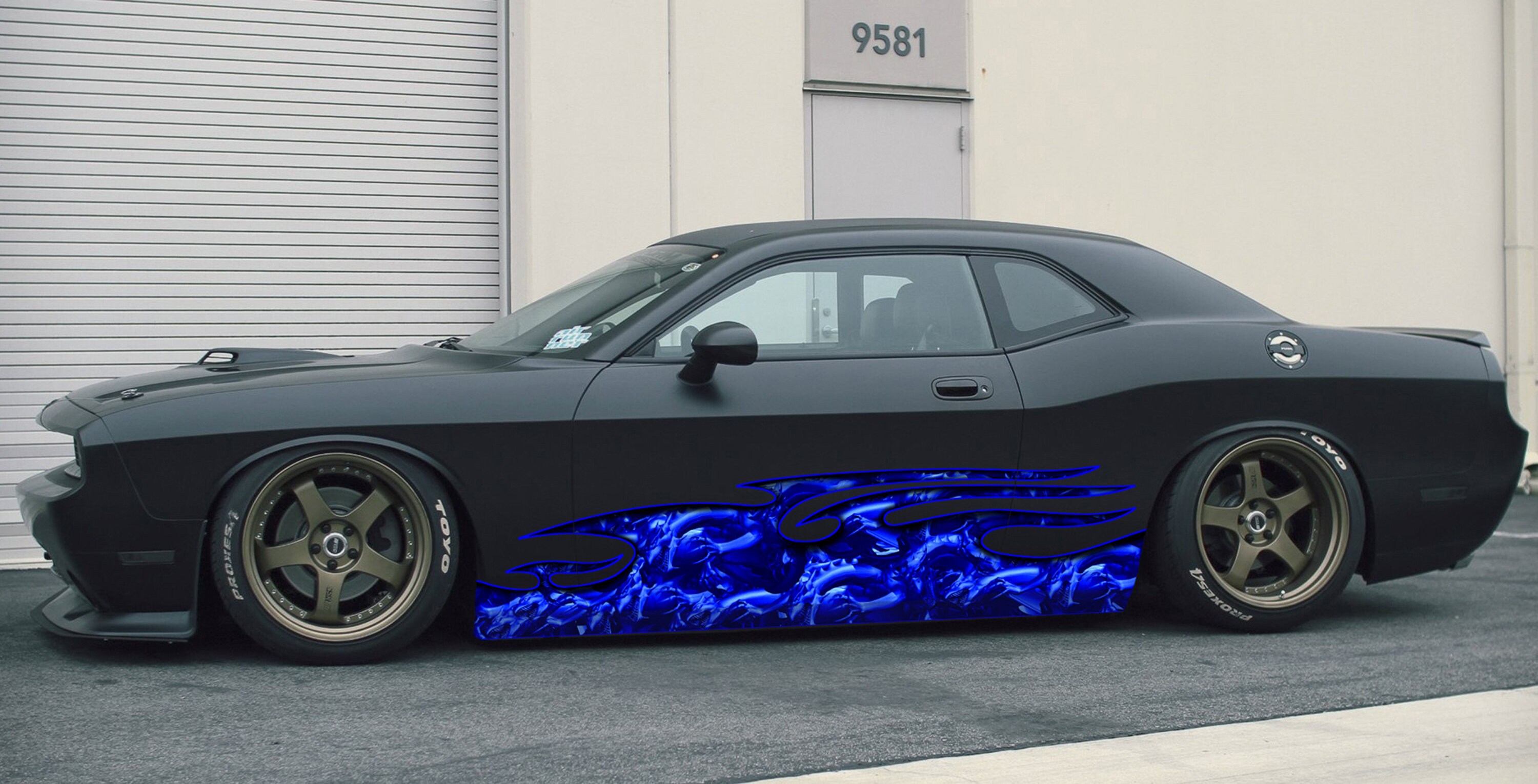 Full Color Car Side Decals, Truck Side Graphics, Dragons Car Wrap ...