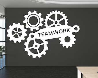 Think Different Office Wall Decal Idea Teamwork Business Worker Inspire ...