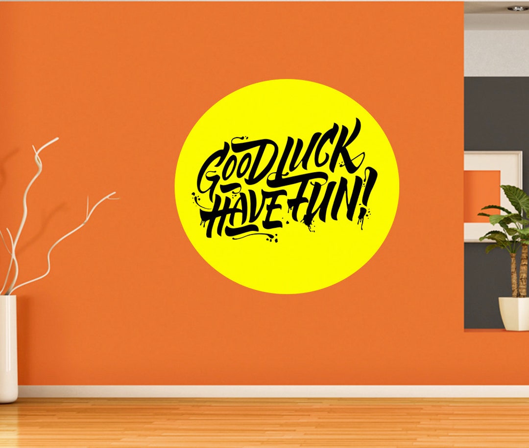 Good Luck Decal, Good Luck Sticker, Good Luck Wall Decor - Etsy