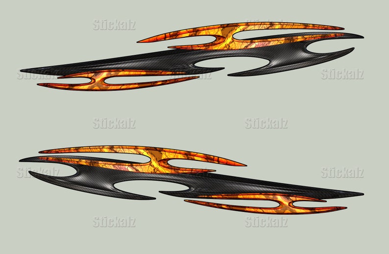 Tribal Sport Bike Vinyl Graphics, Dirt Bike Full Color Vinyl Sticker ...