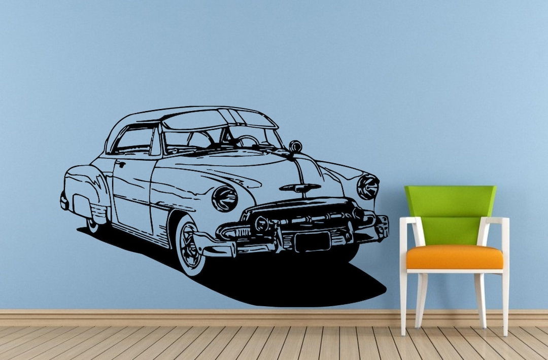 Sports Car Racing Concept Vehicle Hot Rod Wall Decal Vinyl Sticker ...