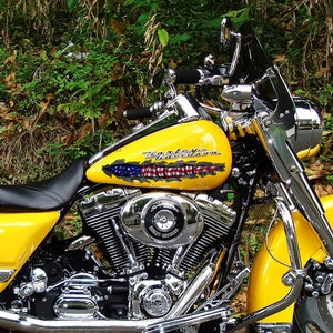 American Flag Decal for Motorcycle US Flag Racing Bike Wrap US Flag ...