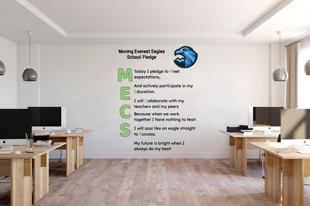 Seven Habits Tree Wall Art Decal, Library Wall Decal, Education Decals ...