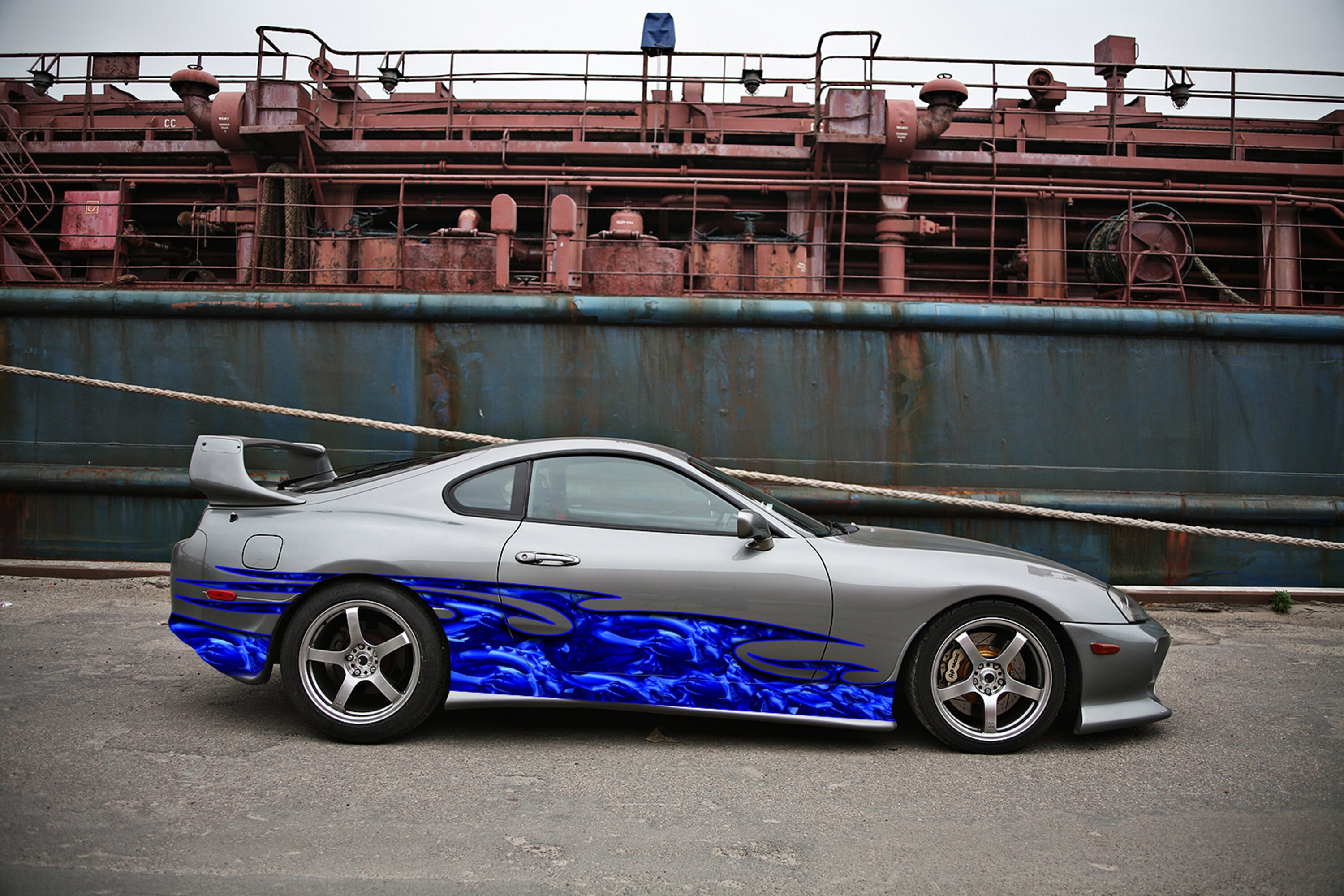 Full Color Car Side Decals, Truck Side Graphics, Dragons Car Wrap ...