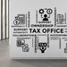 Tax Wall Decor Office Wall Decal Idea Teamwork Business Worker Inspire ...