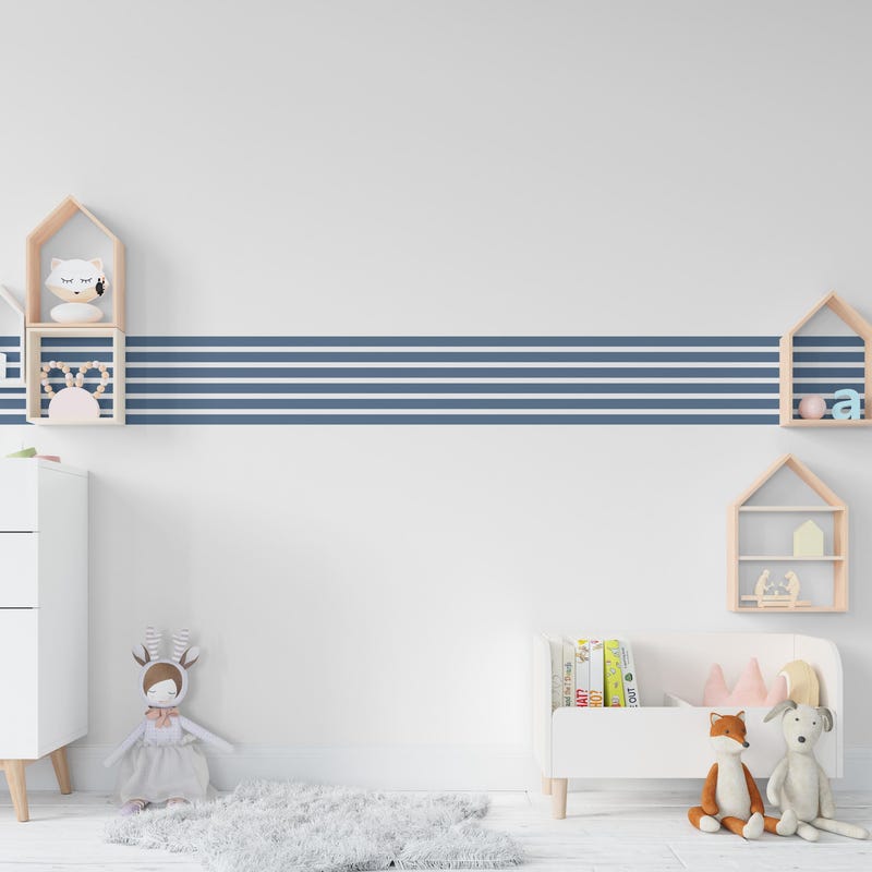 Stripe Vinyl Wall Decal - Etsy