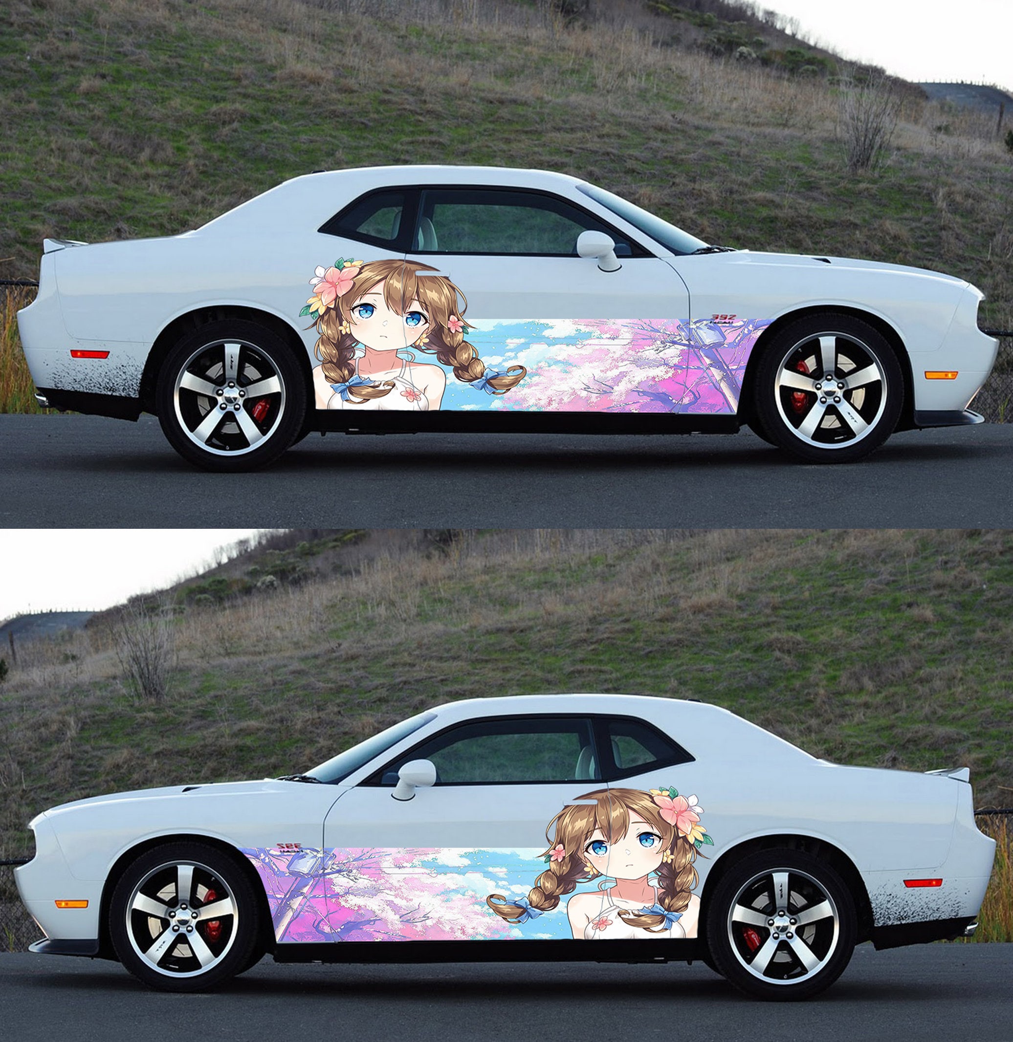ANIME Manga Anime Car Stickers Japanese Car Decals Anime - Etsy
