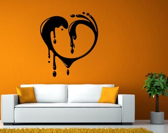 Dripping Paint Wall Decal - Etsy