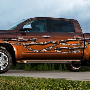 Ripped Metal Truck Wrap, Ripped Metal Truck Graphics, Ripped Metal ...