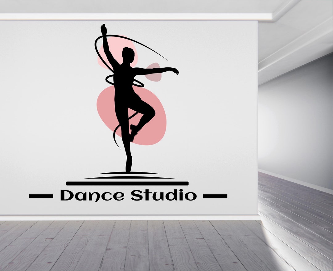 Dance Studio Wall Decor, Dance Studio Wall Decal, Wall Sticker, Wall Art, Ballet, Dance Classes ...
