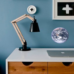 3D Earth Decal, 3D Earth Sticker, 3D Earth Wall Decor - Etsy