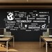 Technology Vinyl Wall Art Decal, Circuit Board Wall Decal, Office Wall ...
