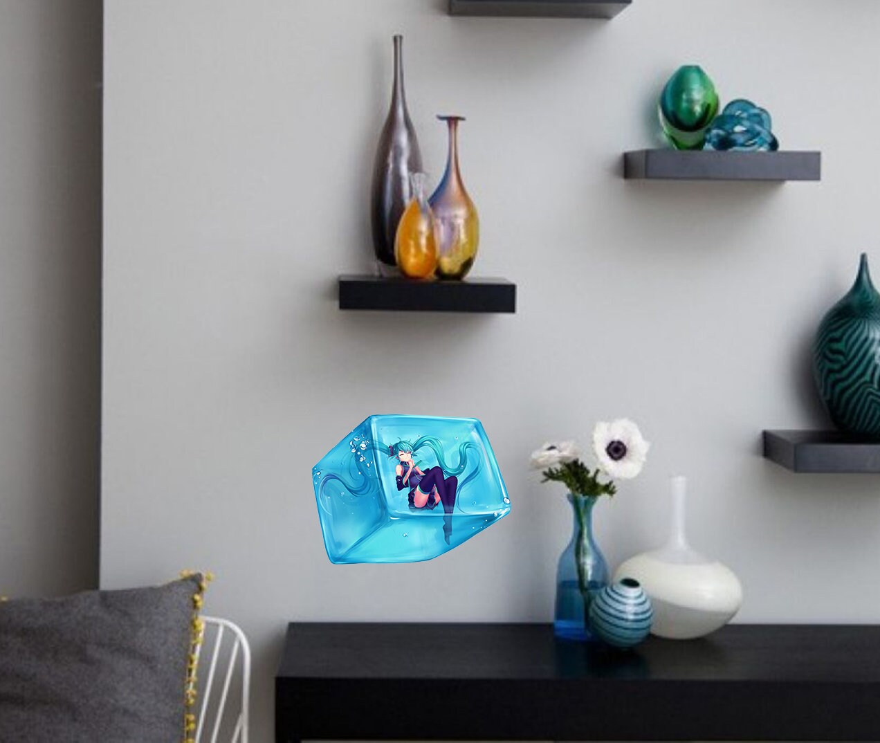 Ice Cube Anime Decal Ice Cube Anime Sticker Ice Cube Anime - Etsy