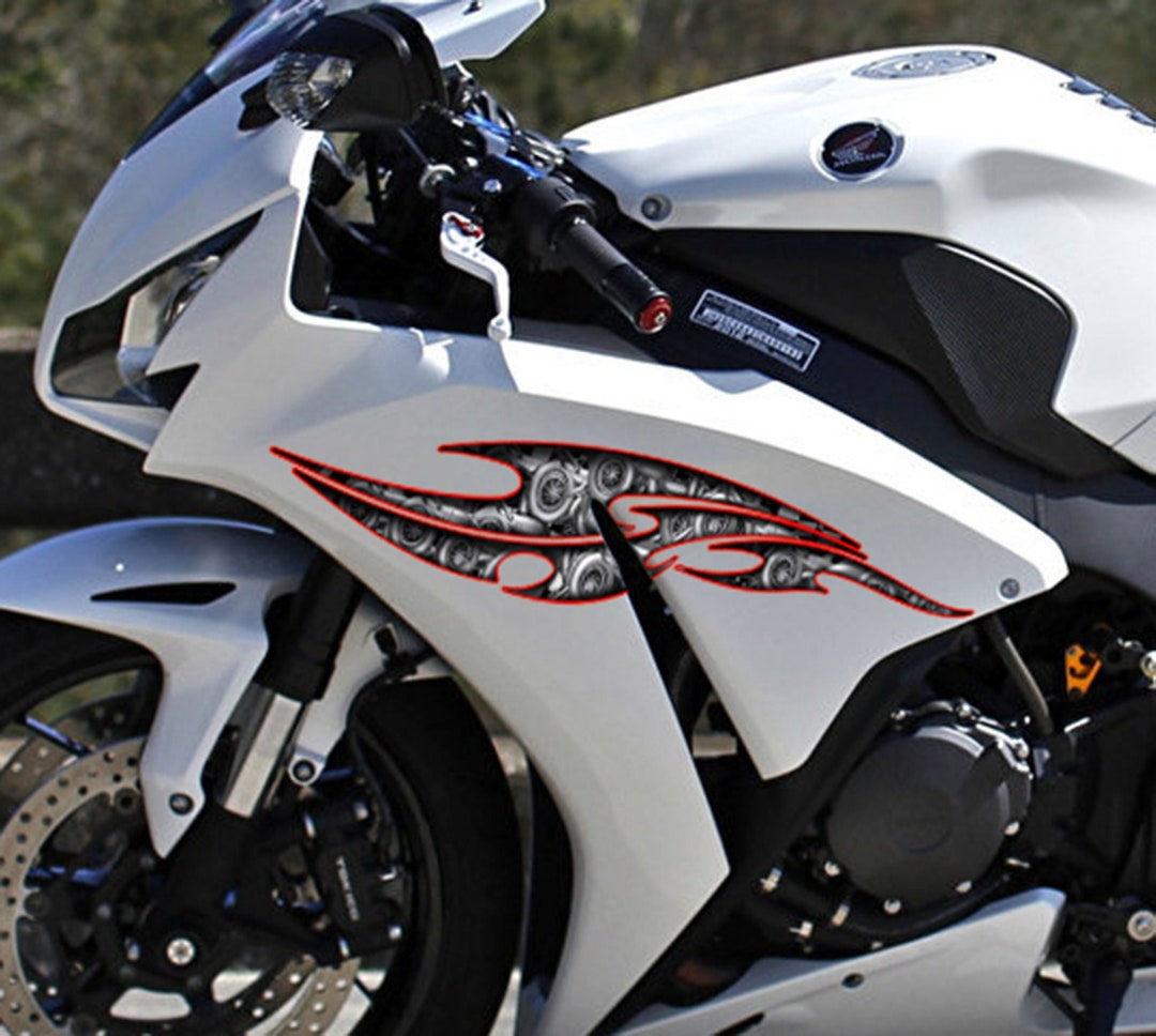 Tribal Tattoo Decal for Motorcycle Turbines Racing Bike Wrap Street ...