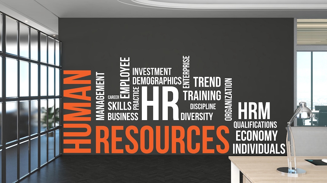 Human Resources Wall Decor HR Specialist Office Wall Decal Teamwork ...