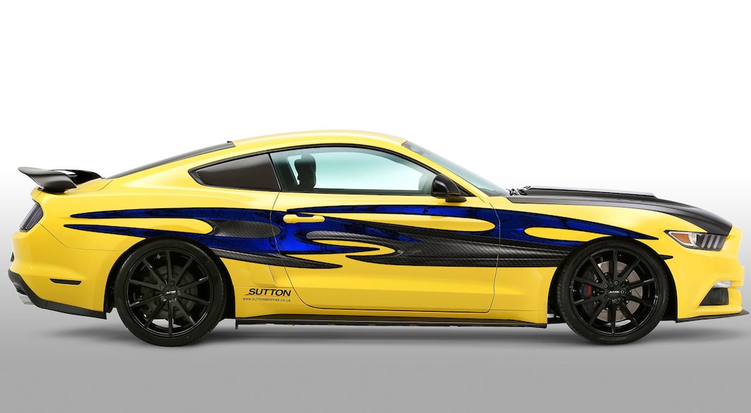 Tribal Car Wrap Racing Stripes, Tribal Car Vinyl Decal, Tribal Car ...