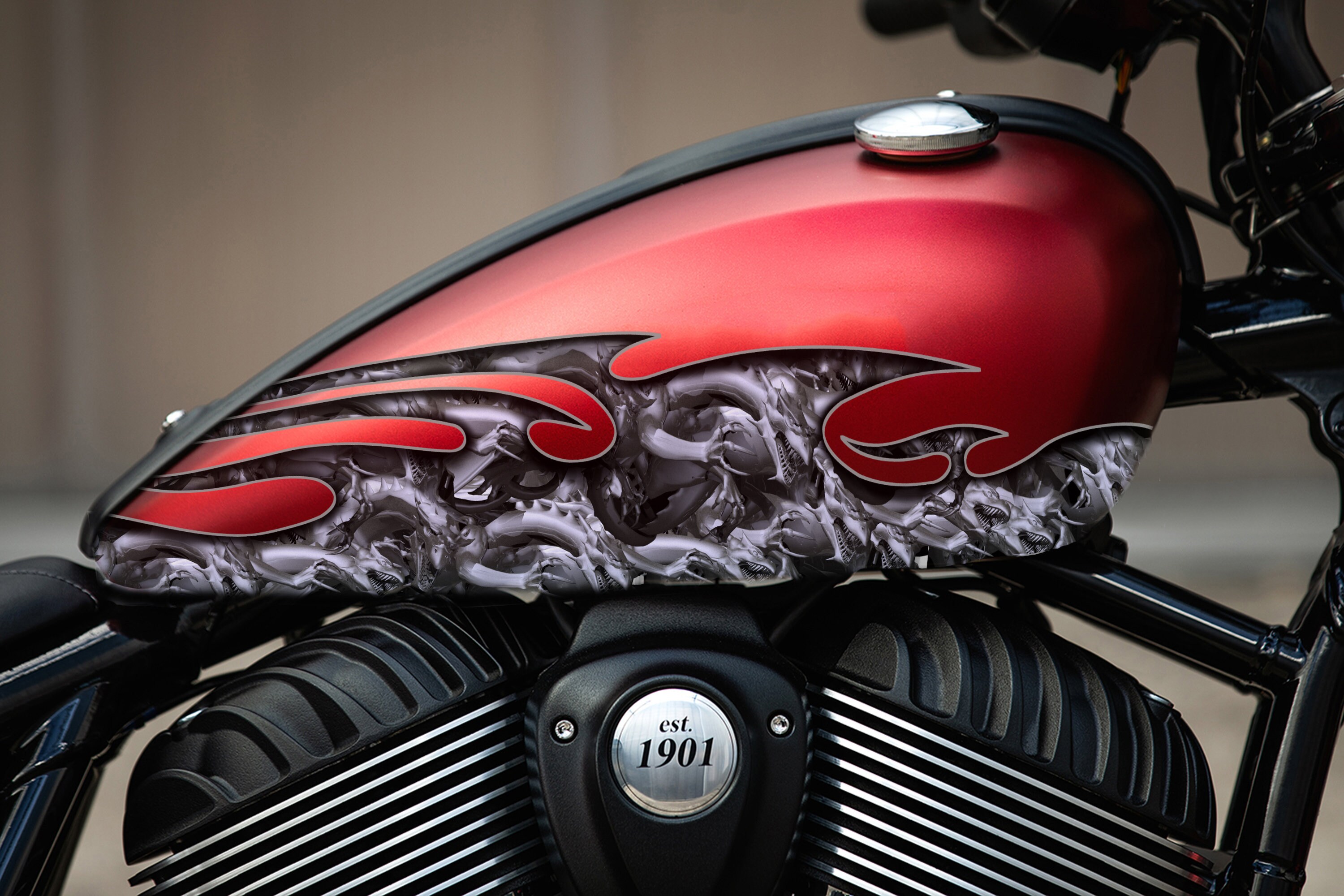 Dragon Bike Sticker Dragon Dirt Bike Full Color Vinyl - Etsy