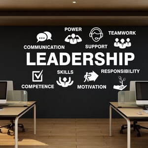 Leadership Wall Decor Customers Wall Decal Trust Leadership Innovation ...