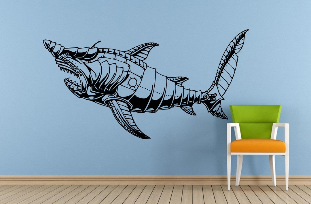 Iron Metal Shark Fish Submarine Navy Boat Old Ship Yat Liner Ocean Sea ...