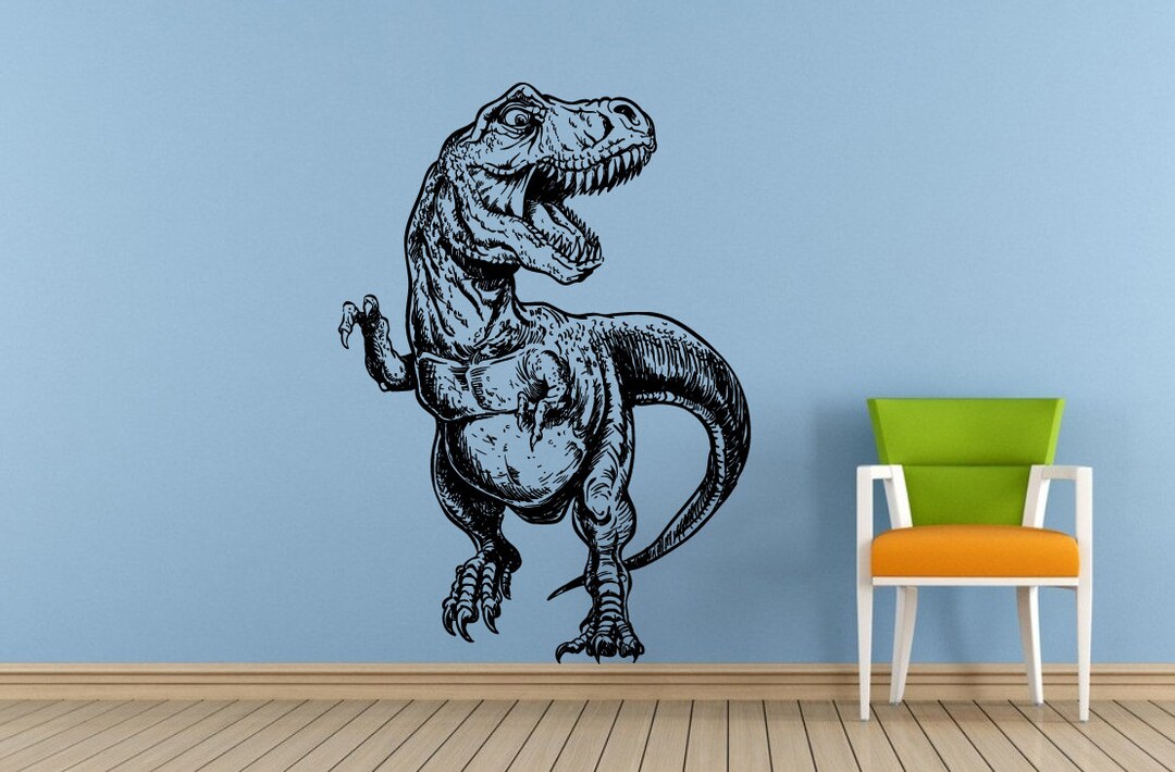 Dinosaur Ancient Animal Predator T-rex Reptile Window or Wall or Car ...