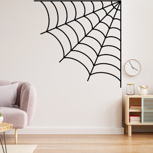 Spider Web Wall Decal Spider Web Wall Sticker Nursery Kids Room Decor ...