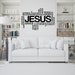 Jesus Word Cloud, Religious Wall Sign, Christian Wall Words, Church ...