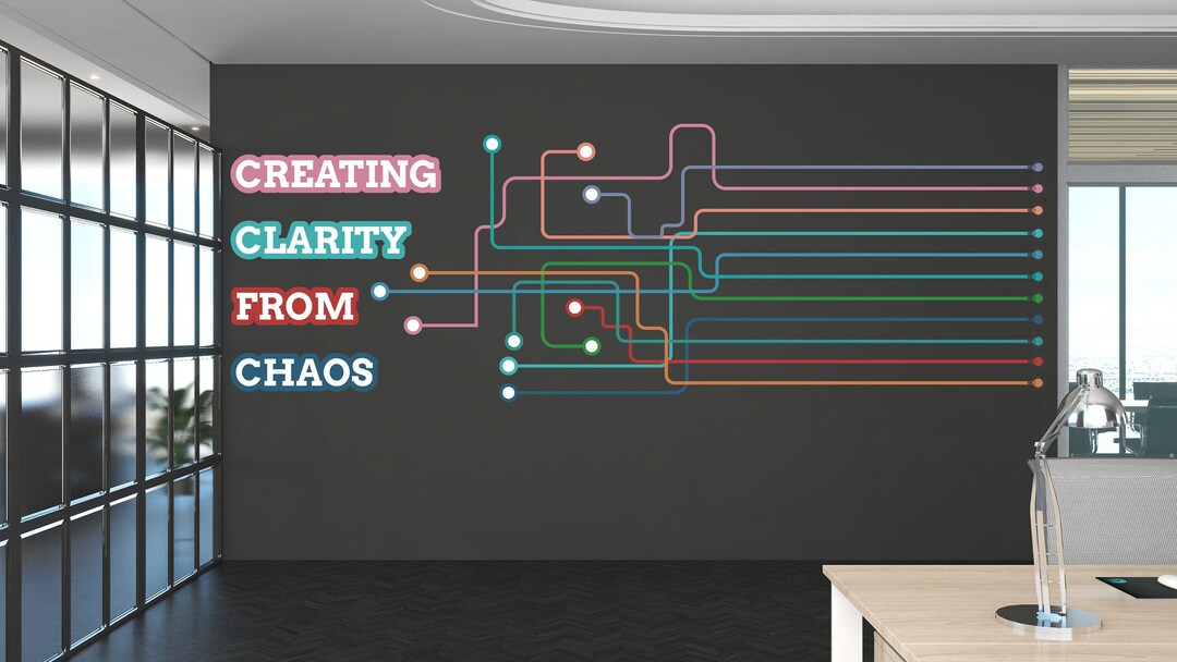 Creating Clarity From Chaos Office Decor Office Quotes Office Stickers ...