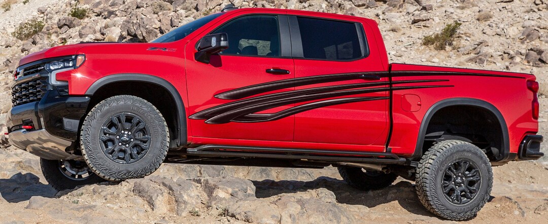 3D Tribal Racing Stripes Car Vinyl Sticker, Tribal Truck Vinyl Side ...