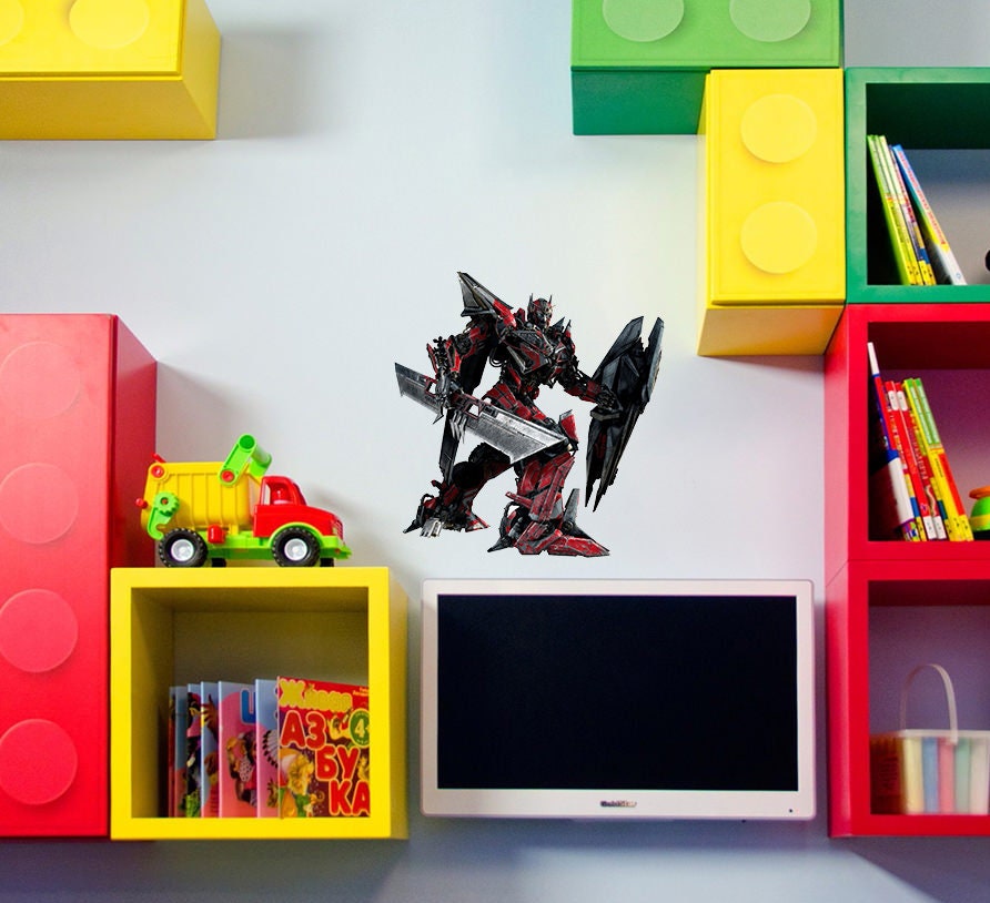 Transformer Wall Decal Transformer Wall sticker Transformer | Etsy