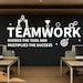 Teamwork Wall Decor Office Wall Decal Idea Teamwork Business Worker ...