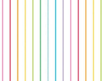 Sunshine Blvd Stripes White by Amber Kemp-gerstel of Damask Love for ...