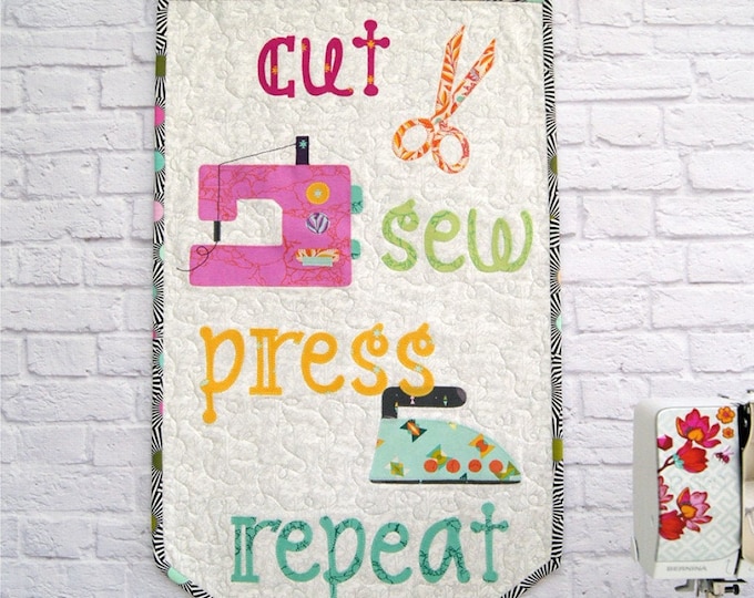 Cut Sew Press Repeat Pennant Pattern by Tied With A Ribbon - Etsy