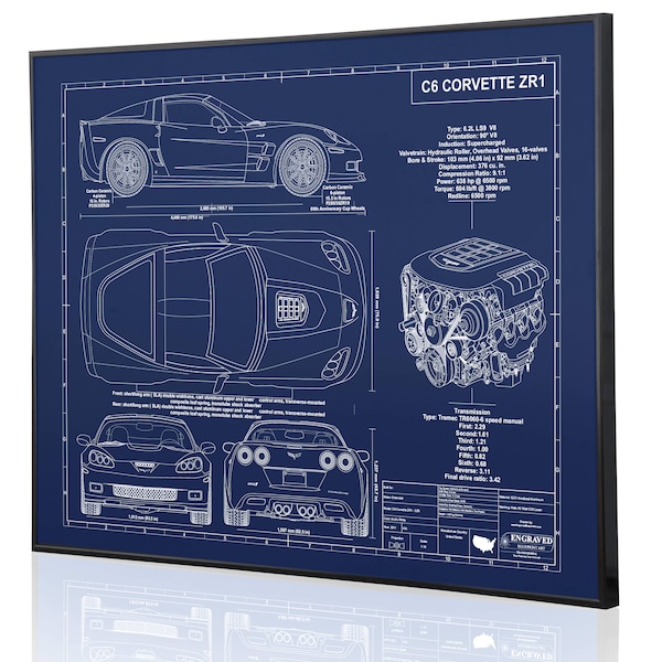 C6 Corvette Poster - Etsy