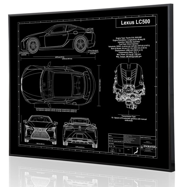 Lexus Lc500 Poster - Etsy