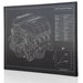 GM 3.6 L LGX V6 Engine Laser Engraved Wall Art Poster. Engraved on ...