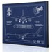 Boeing 787-8 Laser Engraved Wall Art Poster. Engraved on Metal, Acrylic ...