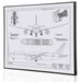 Boeing 787-8 Laser Engraved Wall Art Poster. Engraved on Metal, Acrylic ...