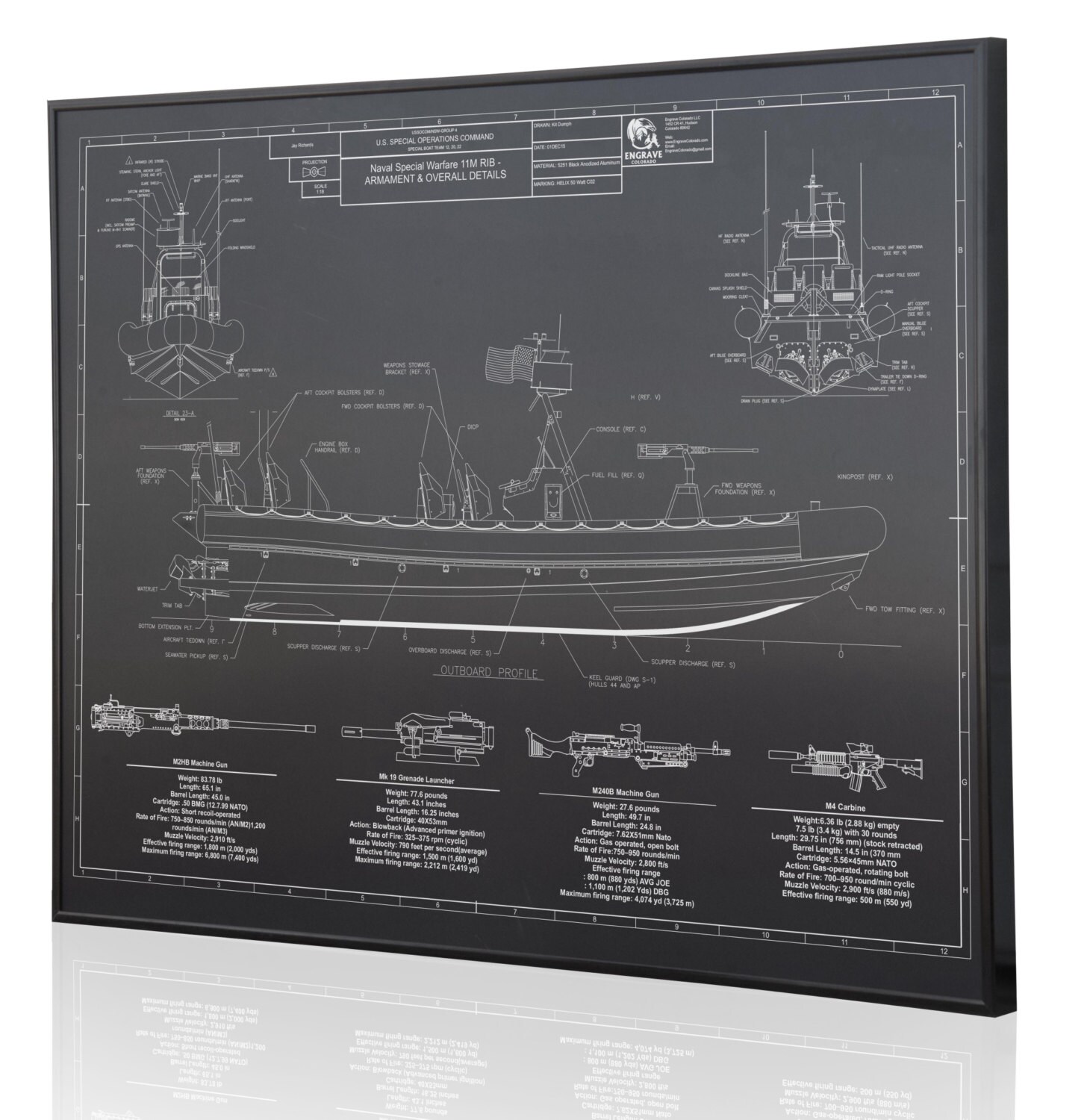 Meter Us Navy Rib Boat