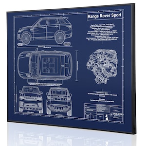 Land Rover Range Rover Sport 2018-2022 Land Rover Blueprints. High-end ...