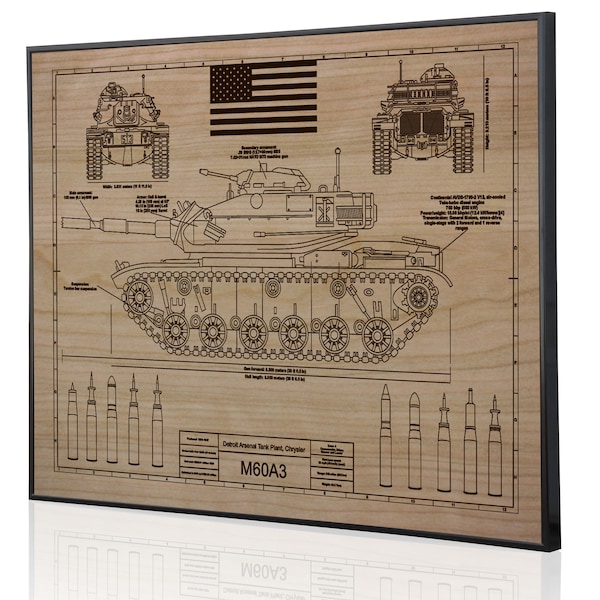 M60a3 Blueprint - Etsy Australia