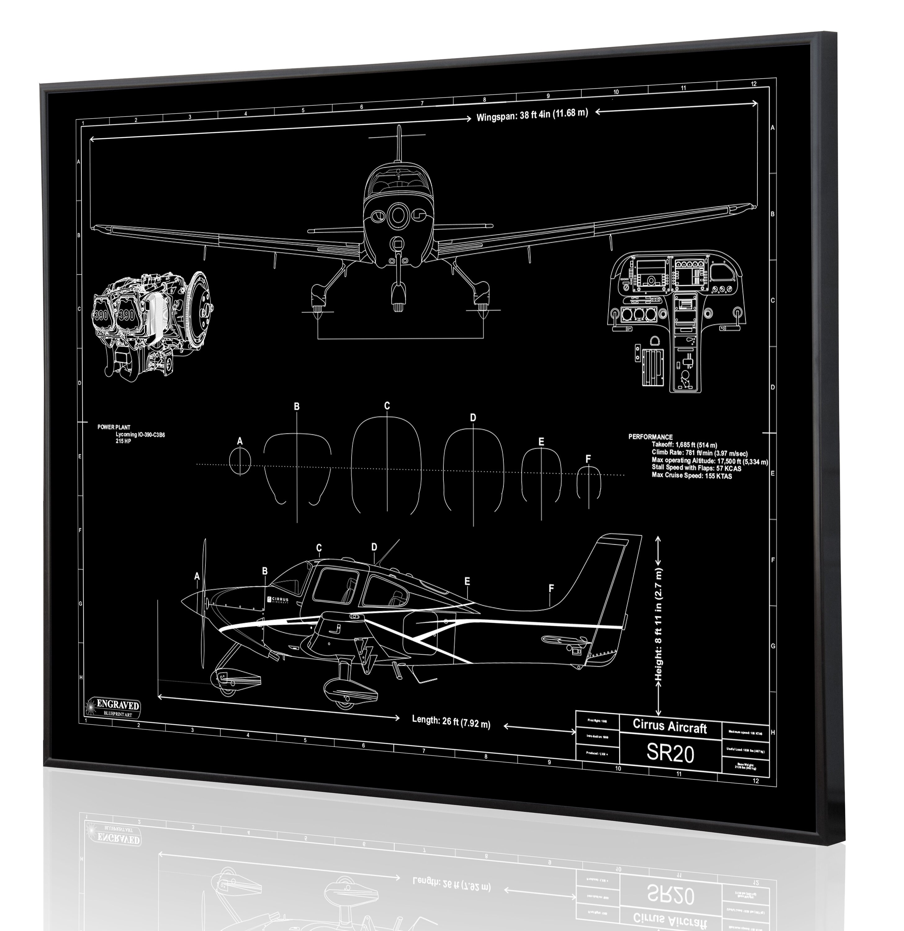 Cirrus Sr20 Cockpit Poster
