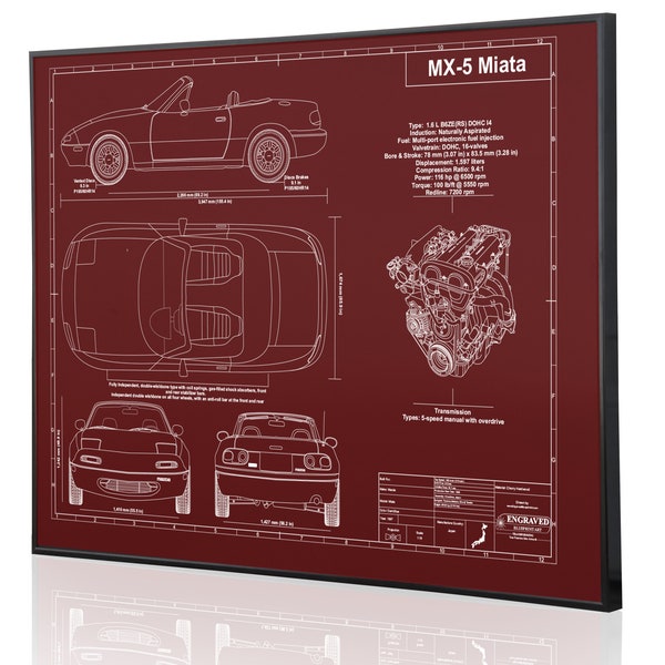 Miata Wood Art - Etsy