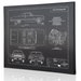 Chevrolet Impala SS 1963 Hardtop Laser Engraved Wall Art, Blueprint ...